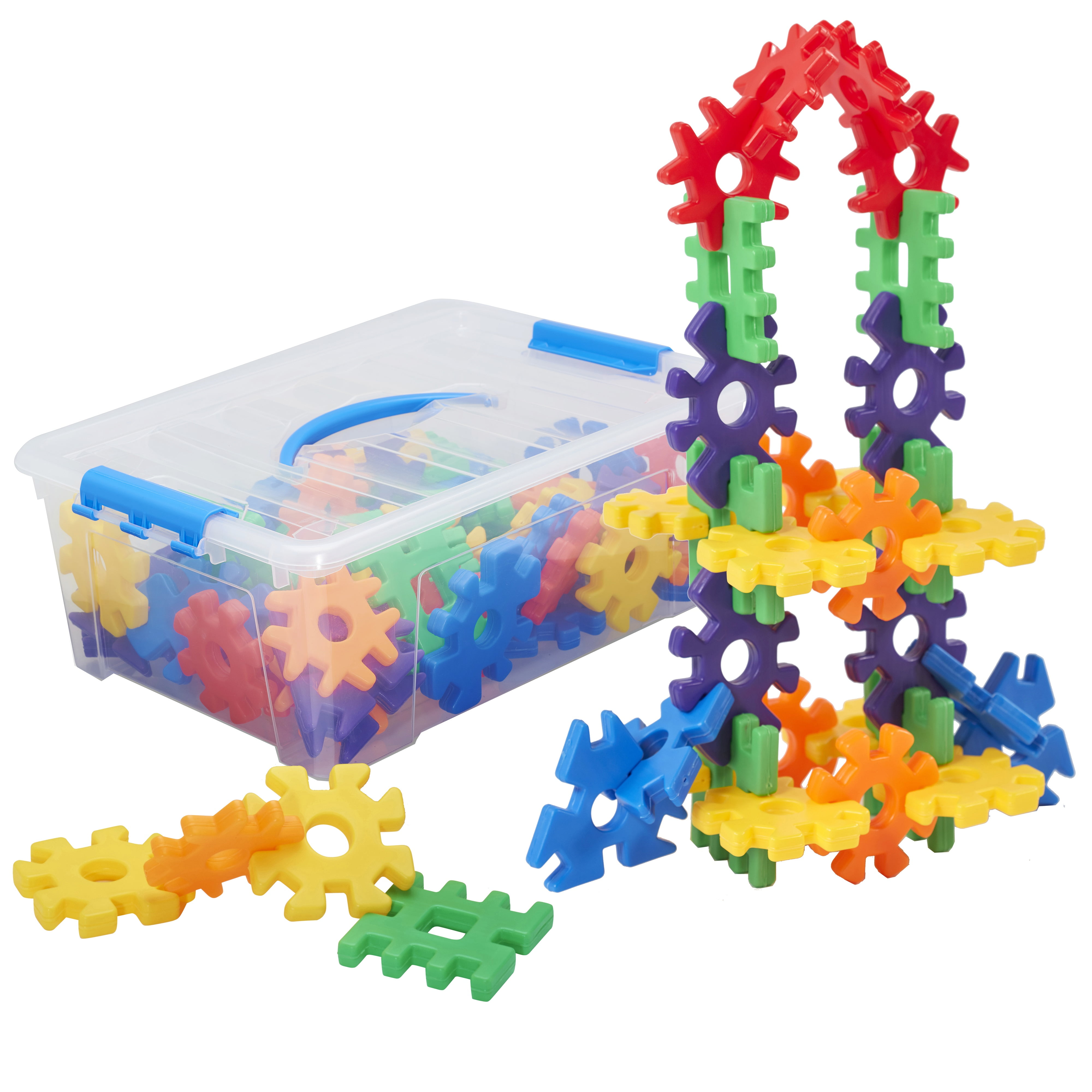 ECR4Kids 3D Building Block Set (84 Pieces) STEM Math Manipulative ...