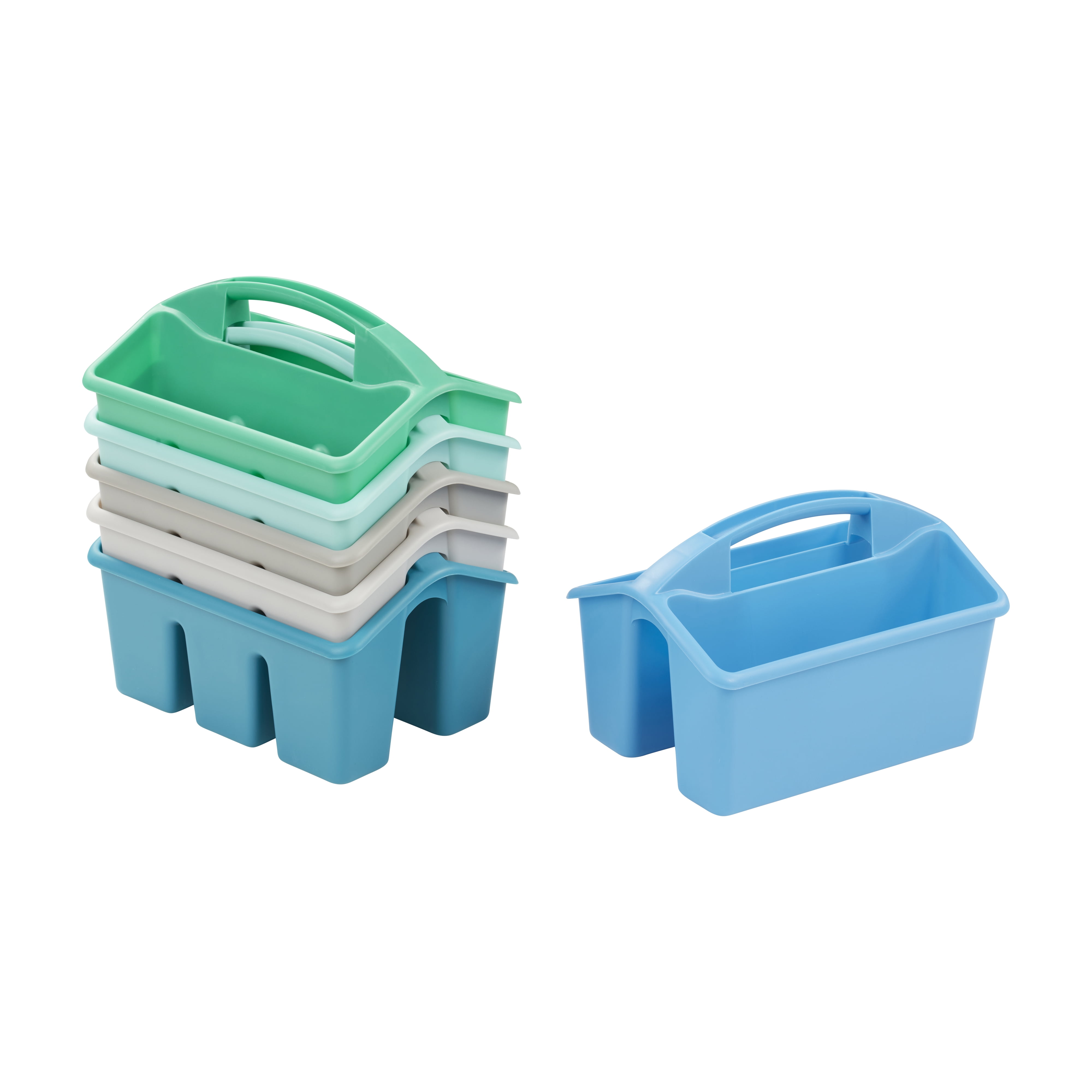 ECR4Kids 4-Compartment Small Caddy, Contemporary, 6-Pack - Walmart.com