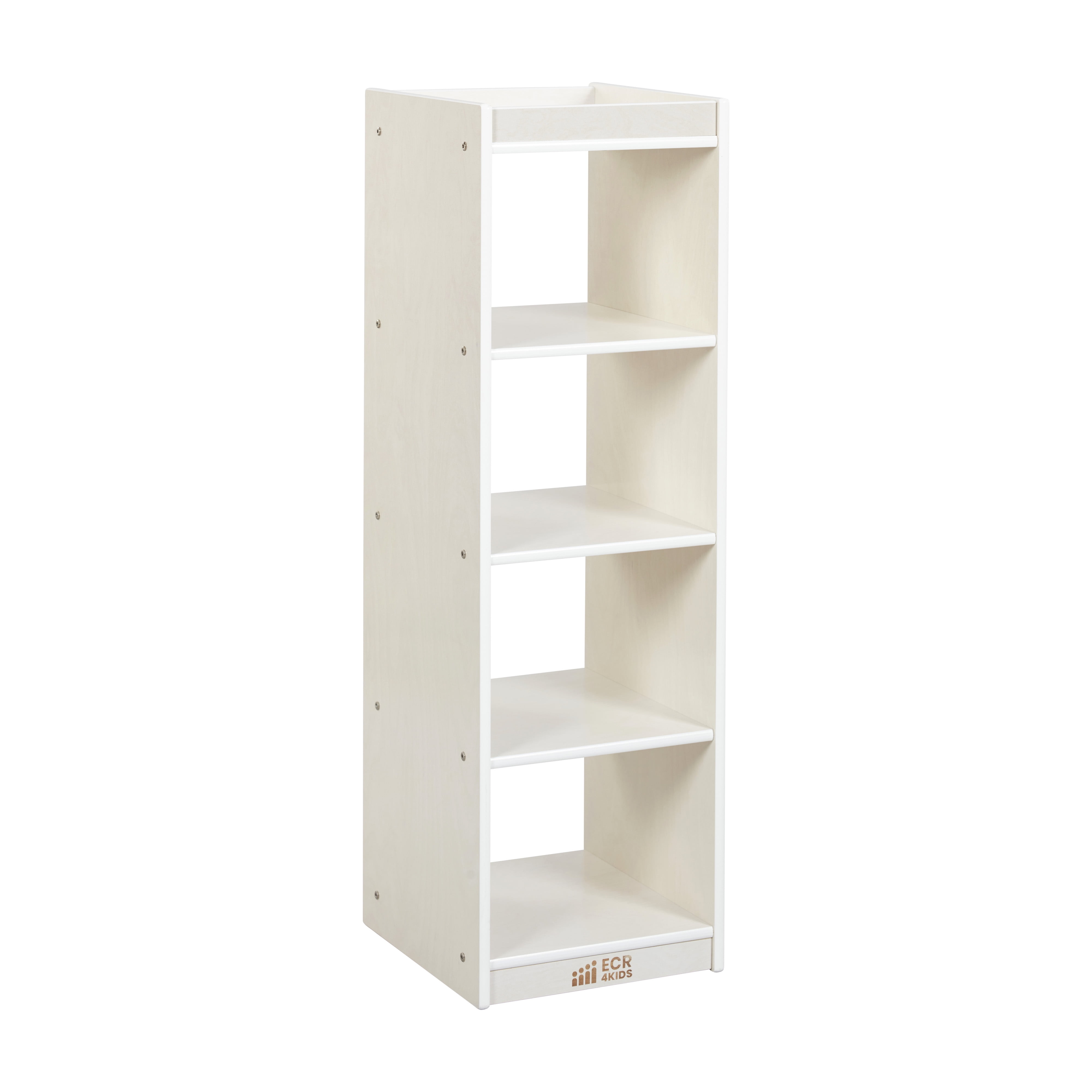 ECR4Kids 4-Cube Vertical Storage Cabinet, White Wash - Walmart.com