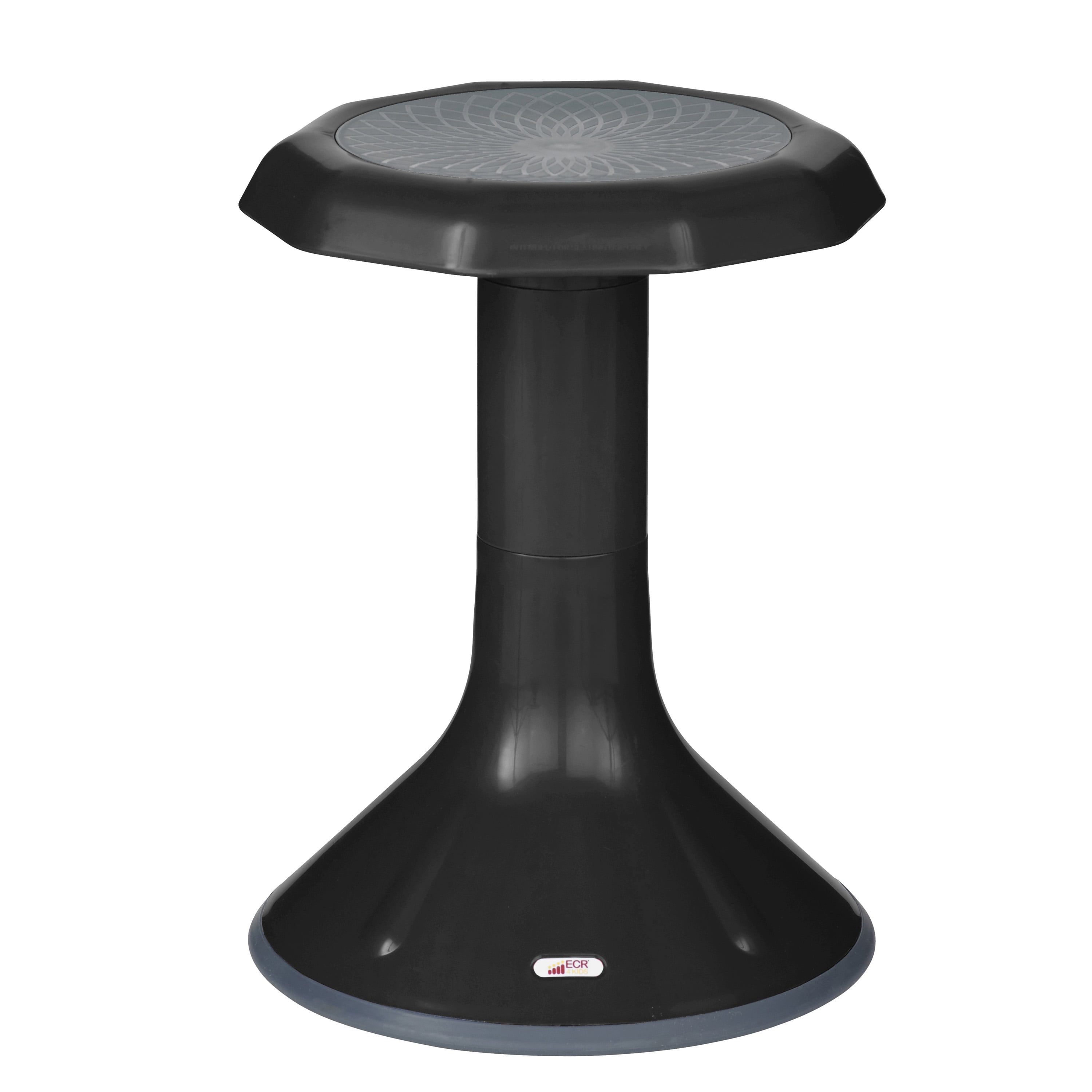 ECR4Kids, Wobble Stool, 18in Seat Height, Black, Flexible Seating ...