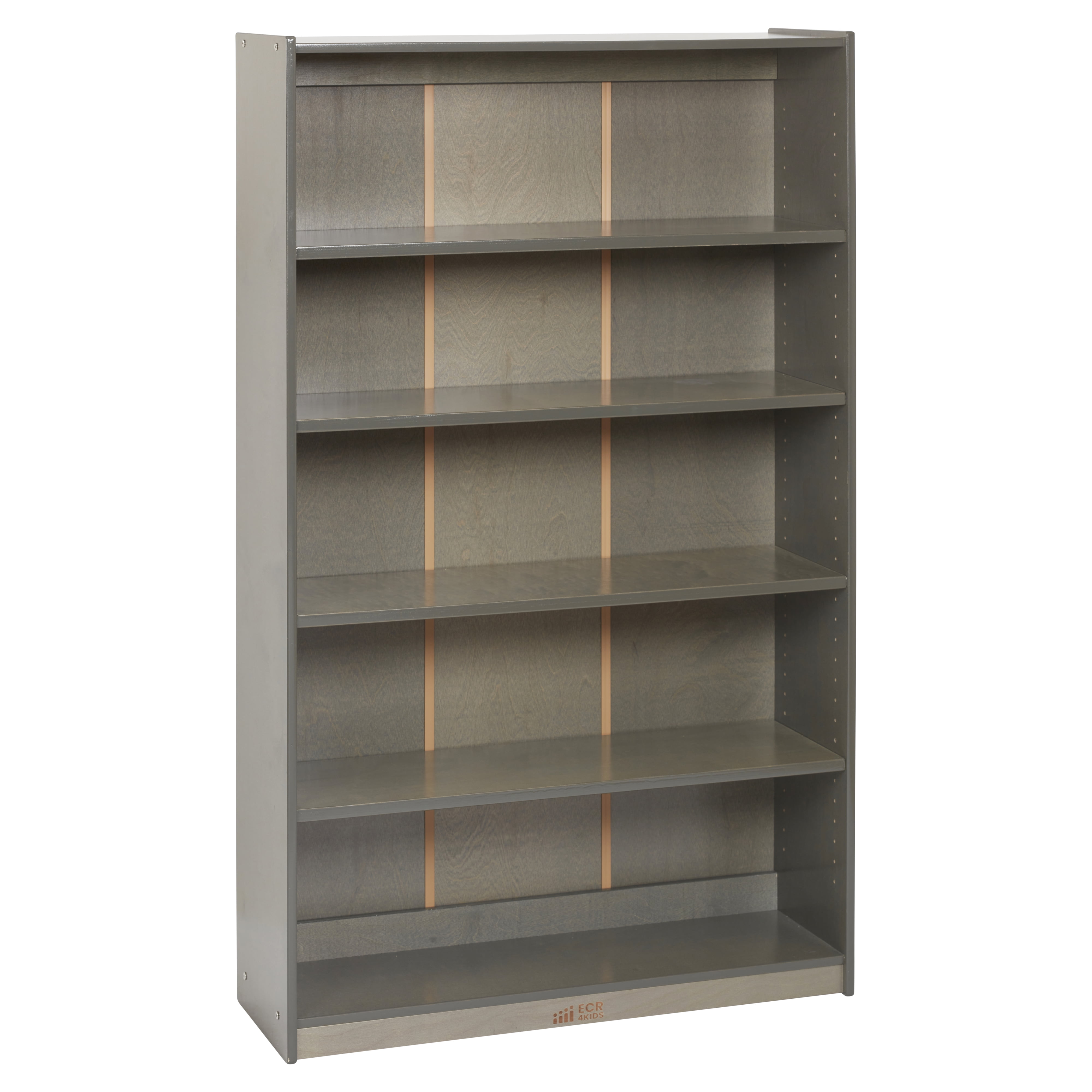 ECR4Kids Wooden Classic Bookcase with Adjustable Shelves, 60in ...