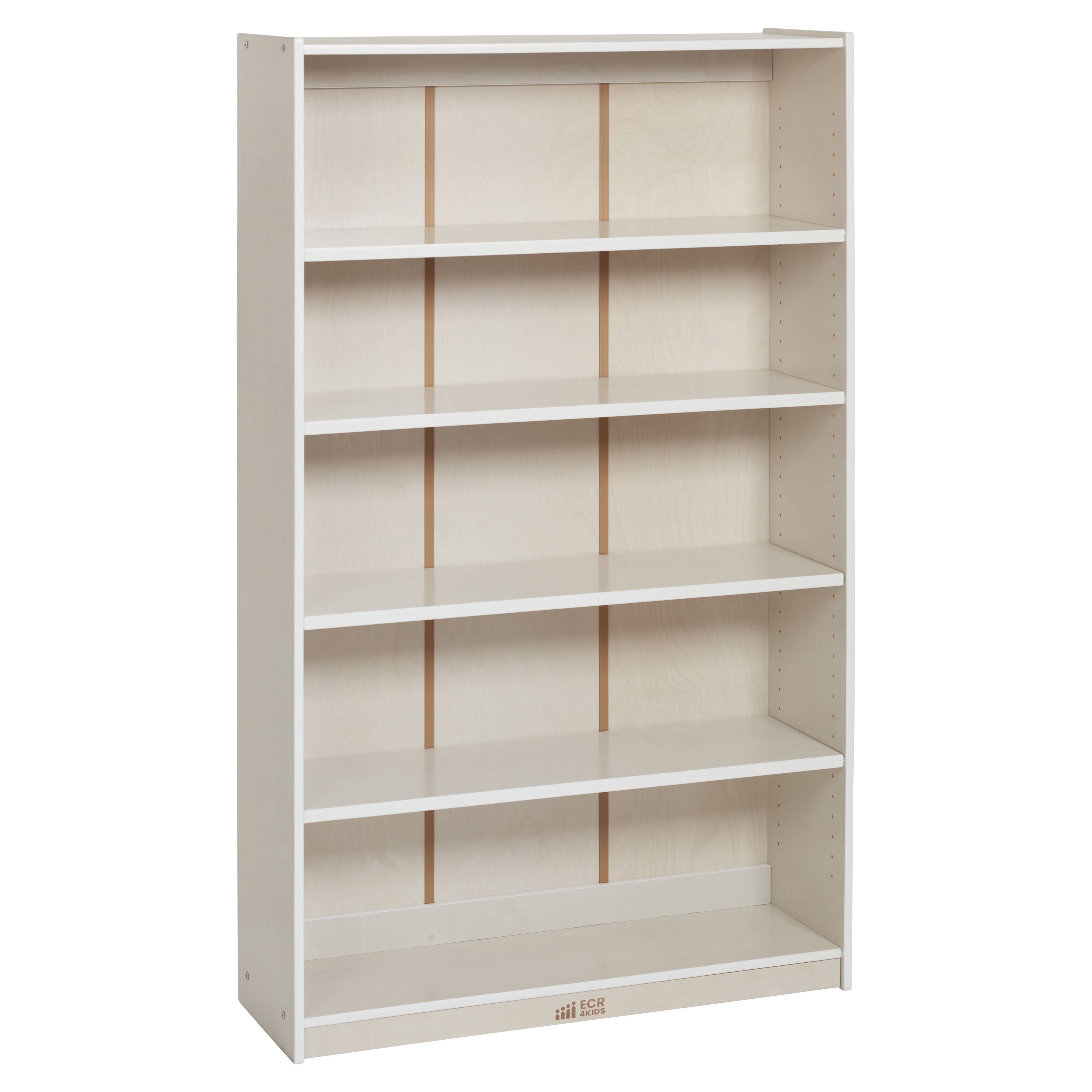 ECR4Kids Wooden Classic Bookcase with Adjustable Shelves, 60in ...