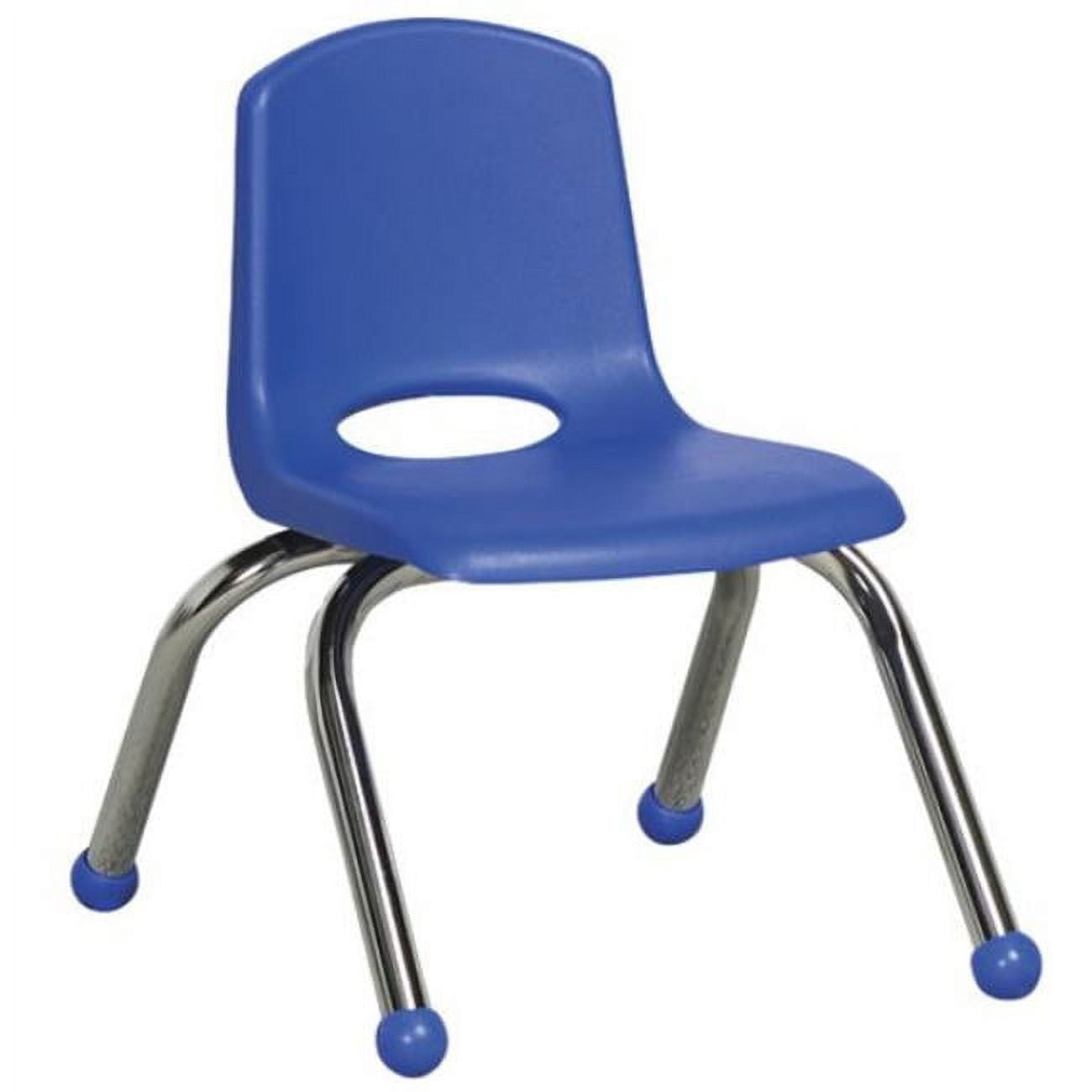 ECR4Kids Early Childhood Resource ELR-0192-BL School Stack Chair With ...