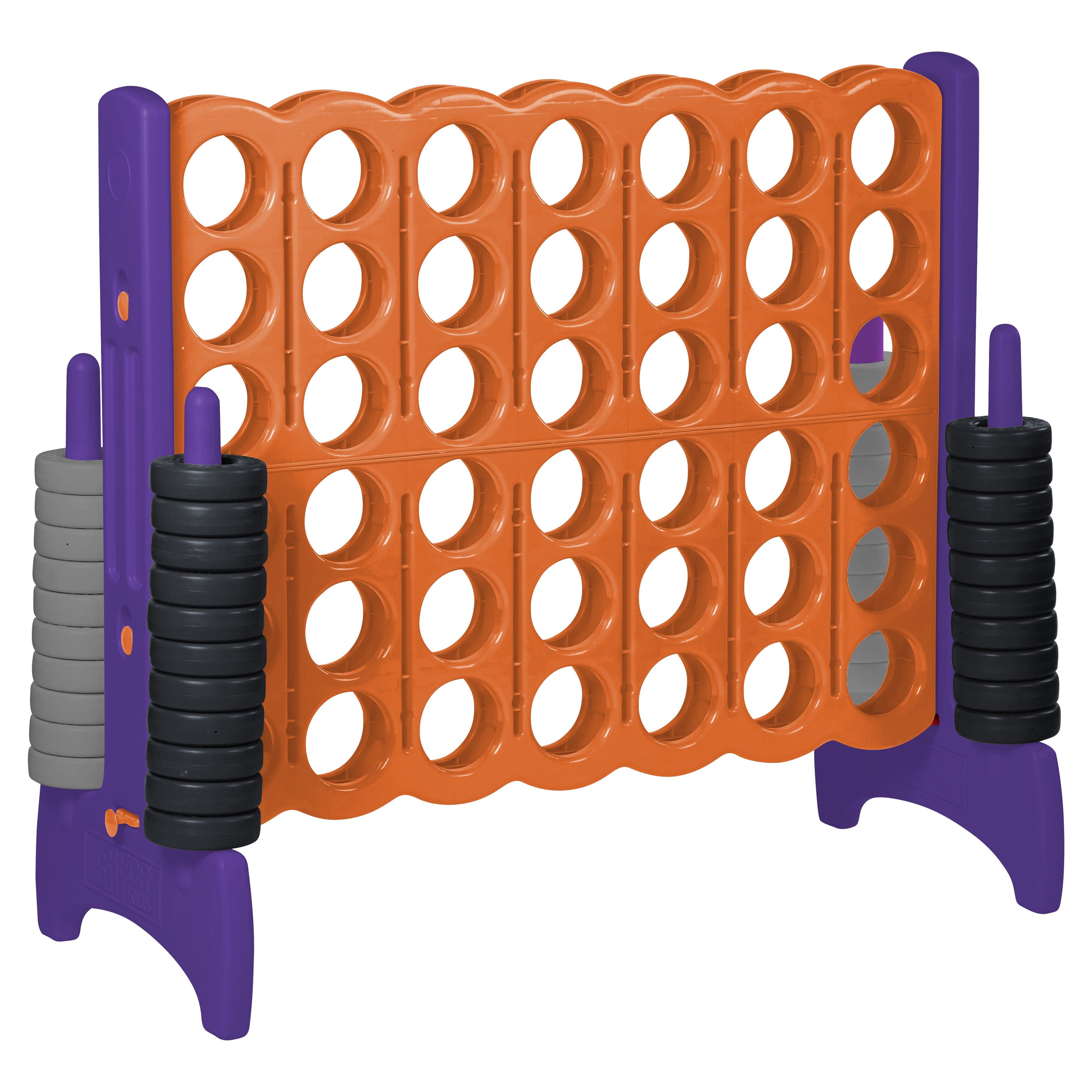ECR4Kids Jumbo 4-To-Score, Orange, Purple, 1 - Walmart.com