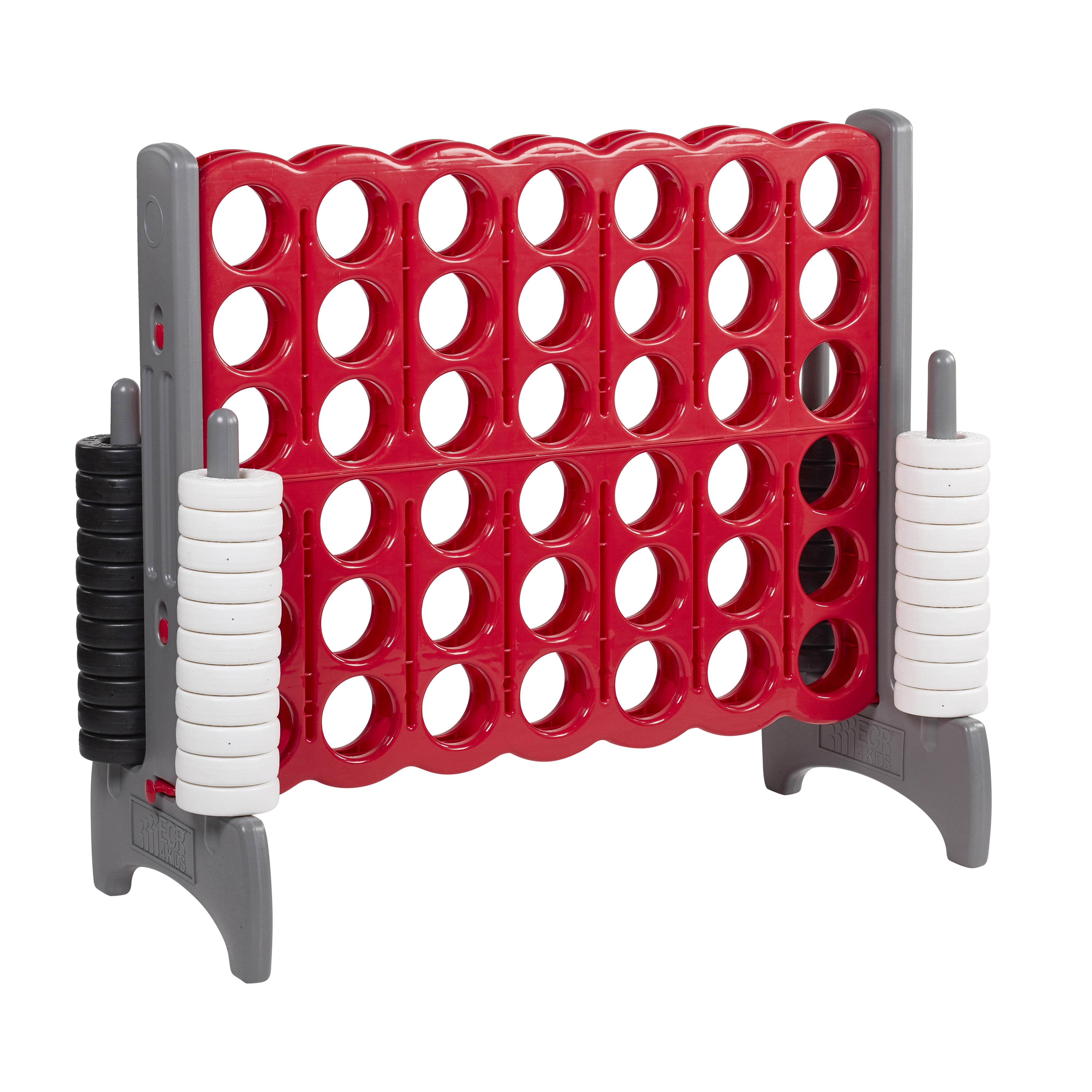 ECR4Kids Jumbo 4-To-Score, Red/Grey - Walmart.com