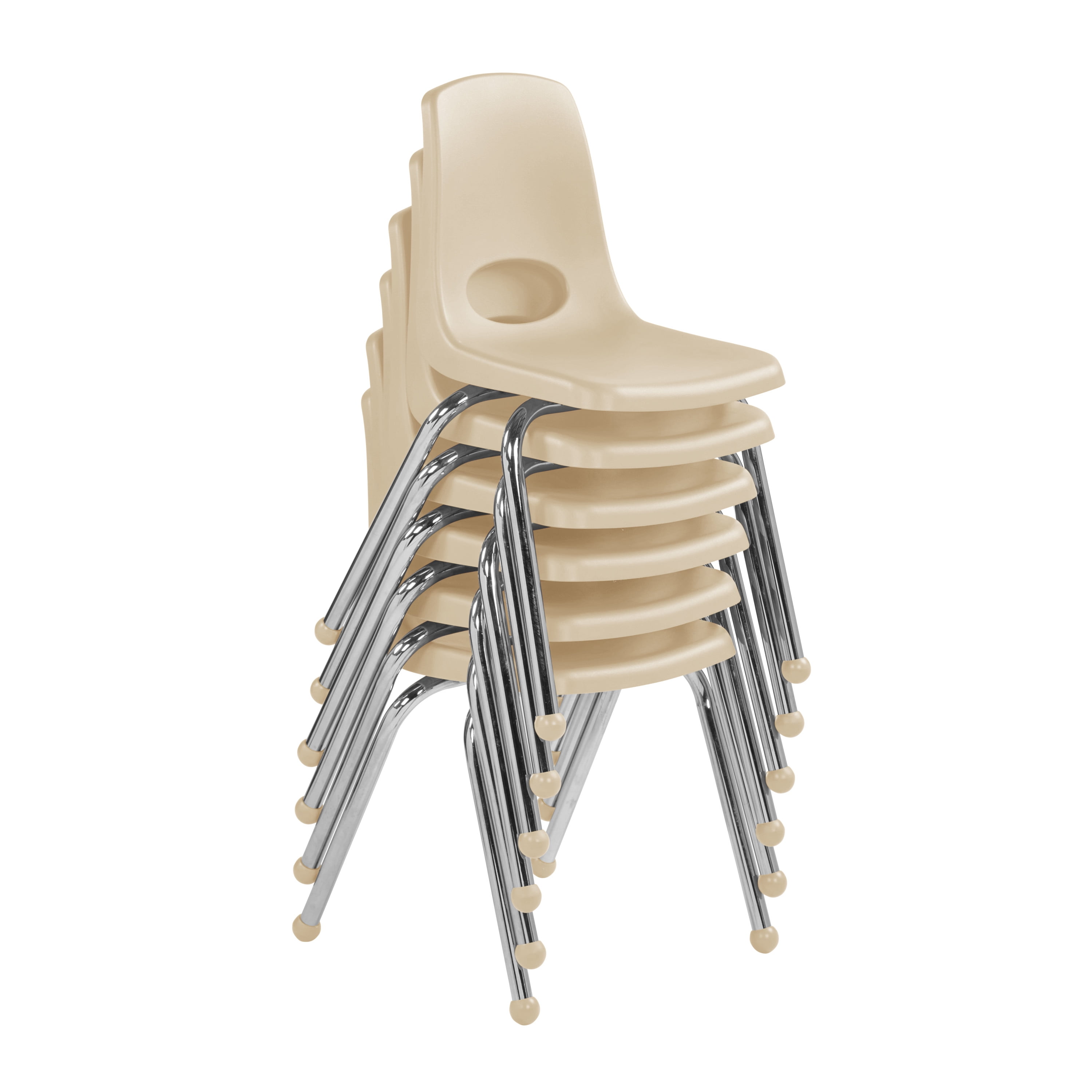 ECR4Kids School Stack Chair Chrome Legs, Multiple Sizes/Colors/Types ...
