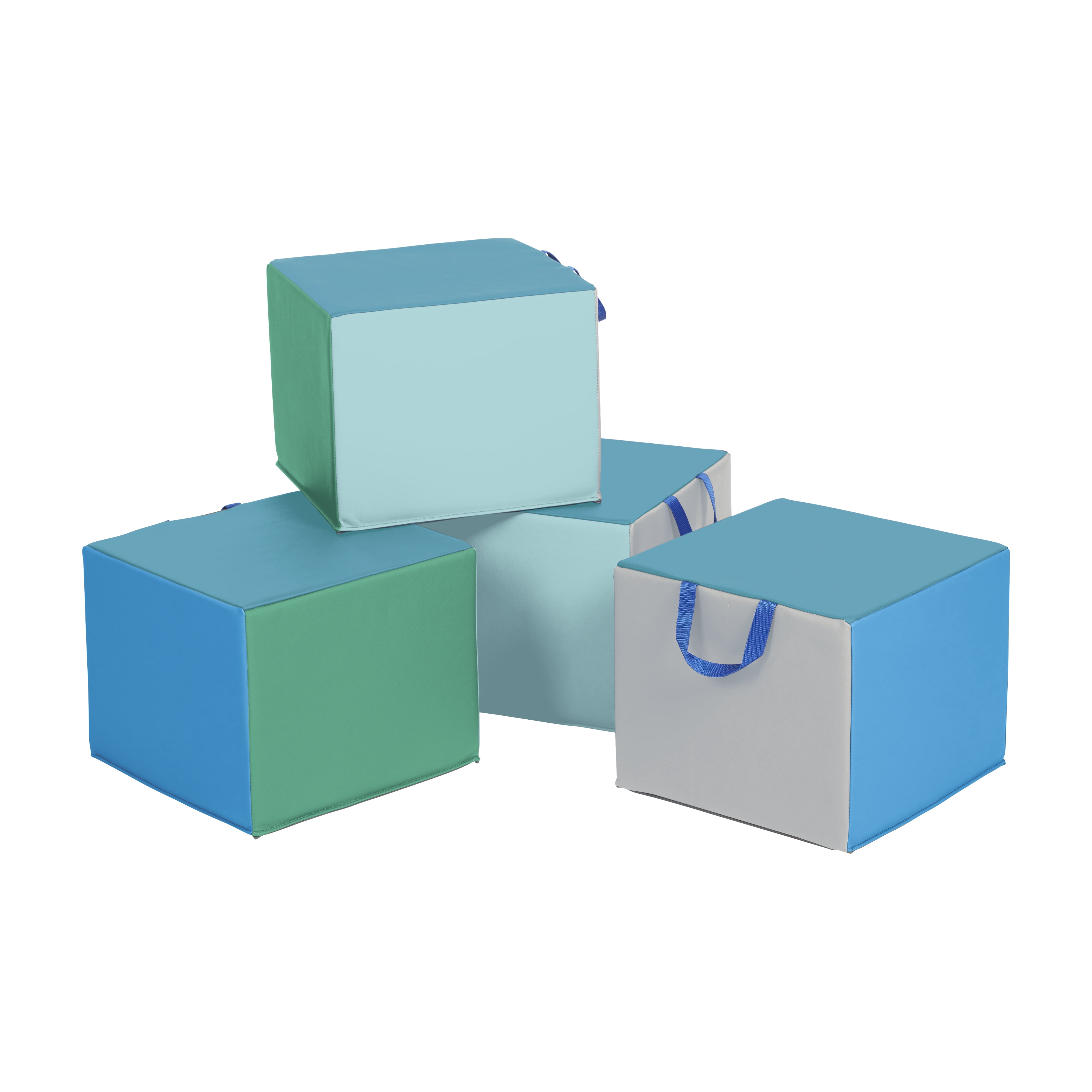 SoftZone Children's Cozy Cube Seat with Handle, Classroom Furniture ...