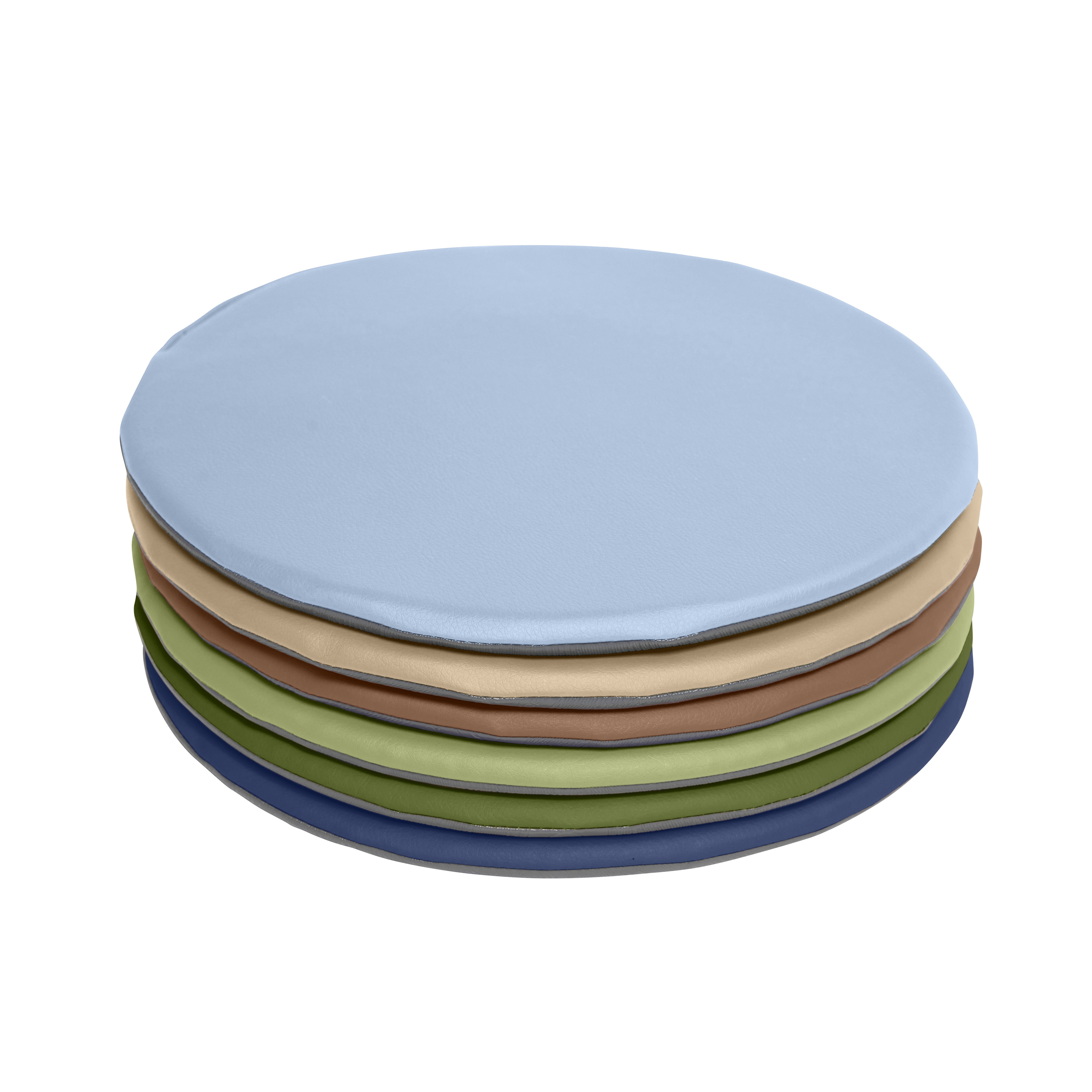 ECR4Kids SoftZone Colorful Round Floor Pad Seating Set, Classroom ...