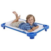 Sprogs Durable Stackable Daycare Cot (Set of 6), Easy-to-Clean, Non ...