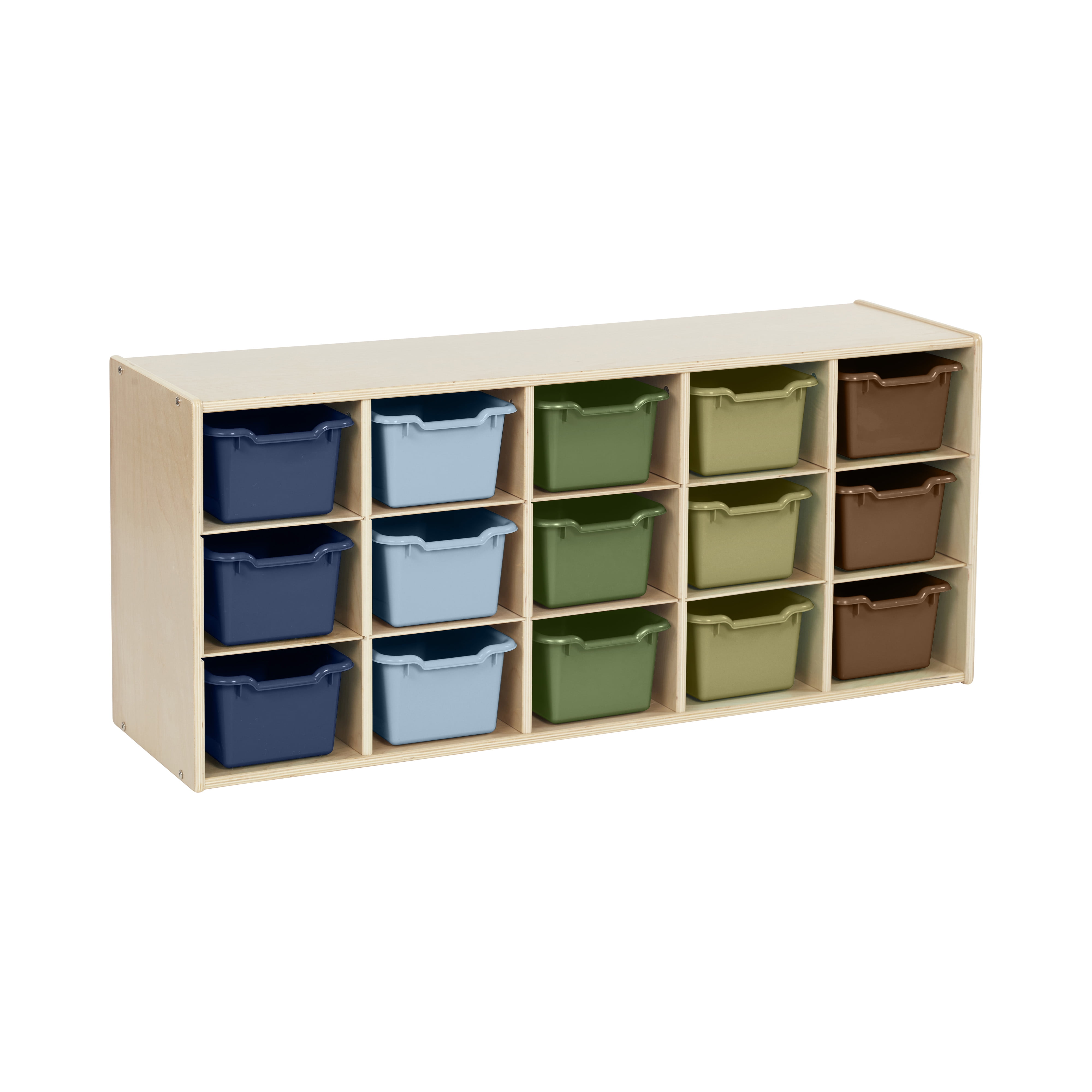 Streamline 15 Cubby Tray Cabinet and 15 Scoop Front Bins, 3x5 - Walmart.com