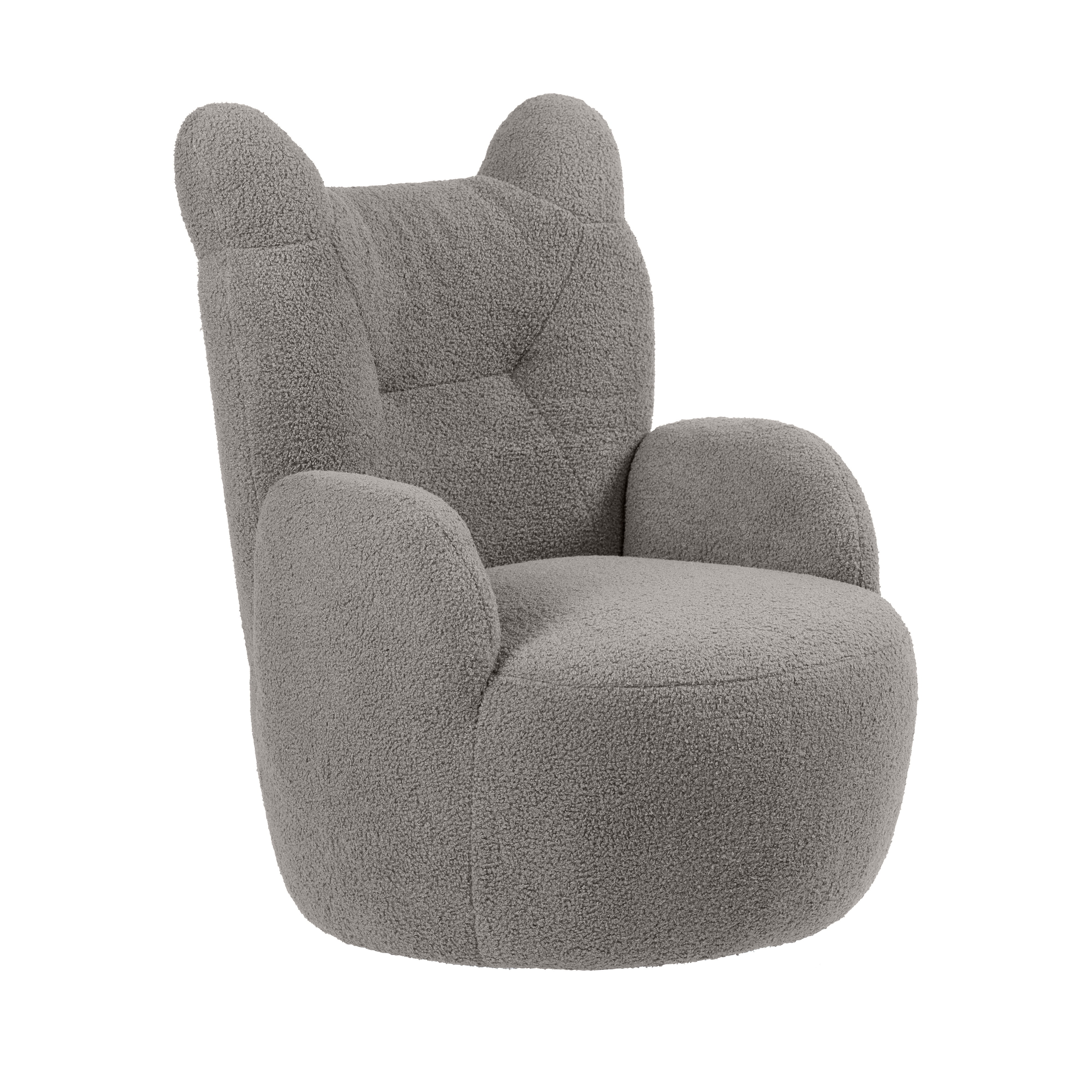 ECR4Kids Teddy Chair, Grey - Walmart.com