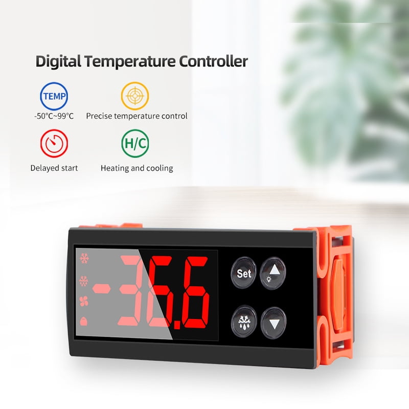 ECS-961NEO Digital Thermostat Humidity Microcomputer Temperature Controller Regulator ...