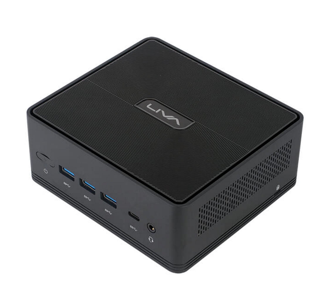 ECS Elitegroup LIVA Z2V Everyday Value Desktop Black (Intel Celeron N4000 2-Core, 4GB RAM, 256GB ...