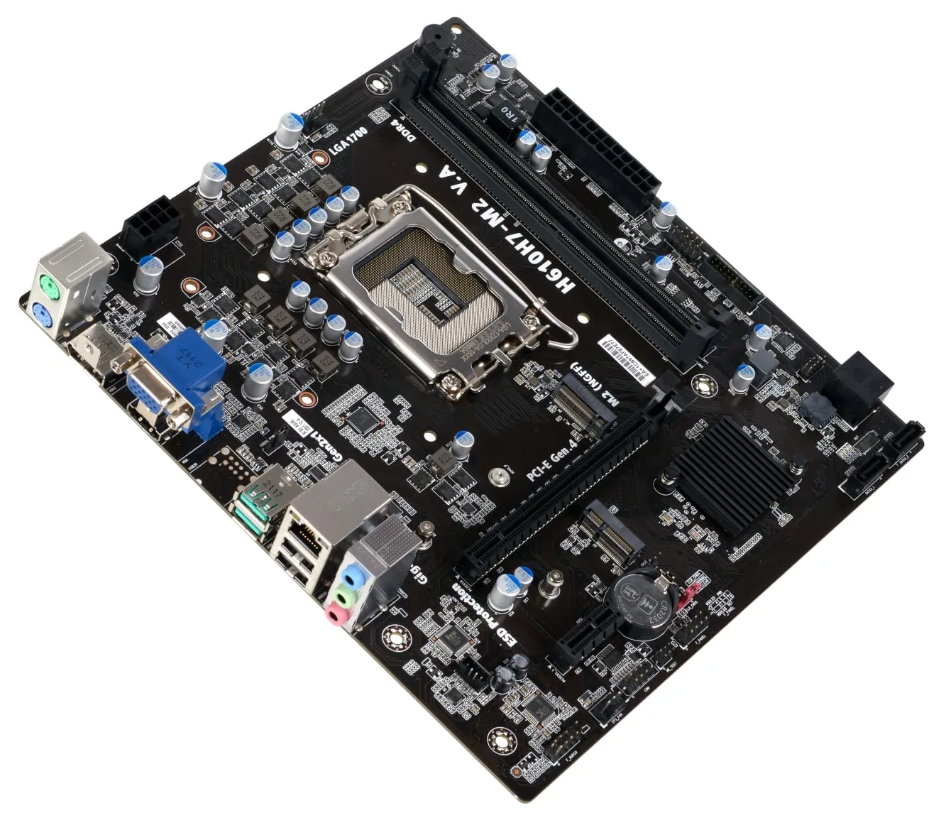 ECS H610H7M2 Motherboard LGA1700 Max 64GB DDR4 mATX - Walmart.com