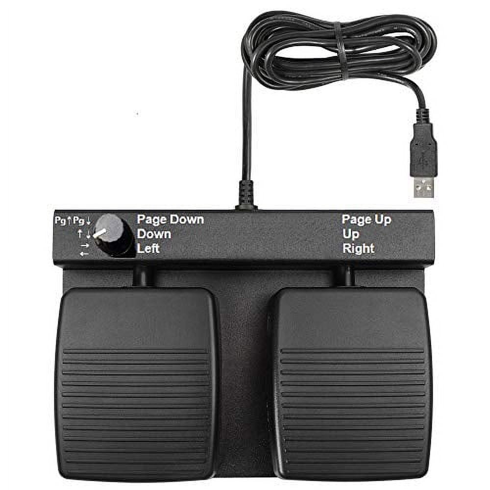 ECS USB Double Button Foot Pedal, Music Page Turner - Walmart.com
