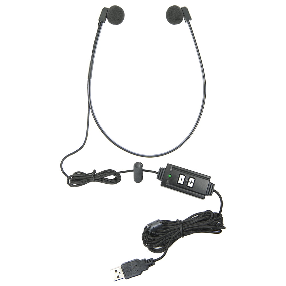 ECS WHUCUSB WordHear-O USB Under-chin Transcription Headset ...