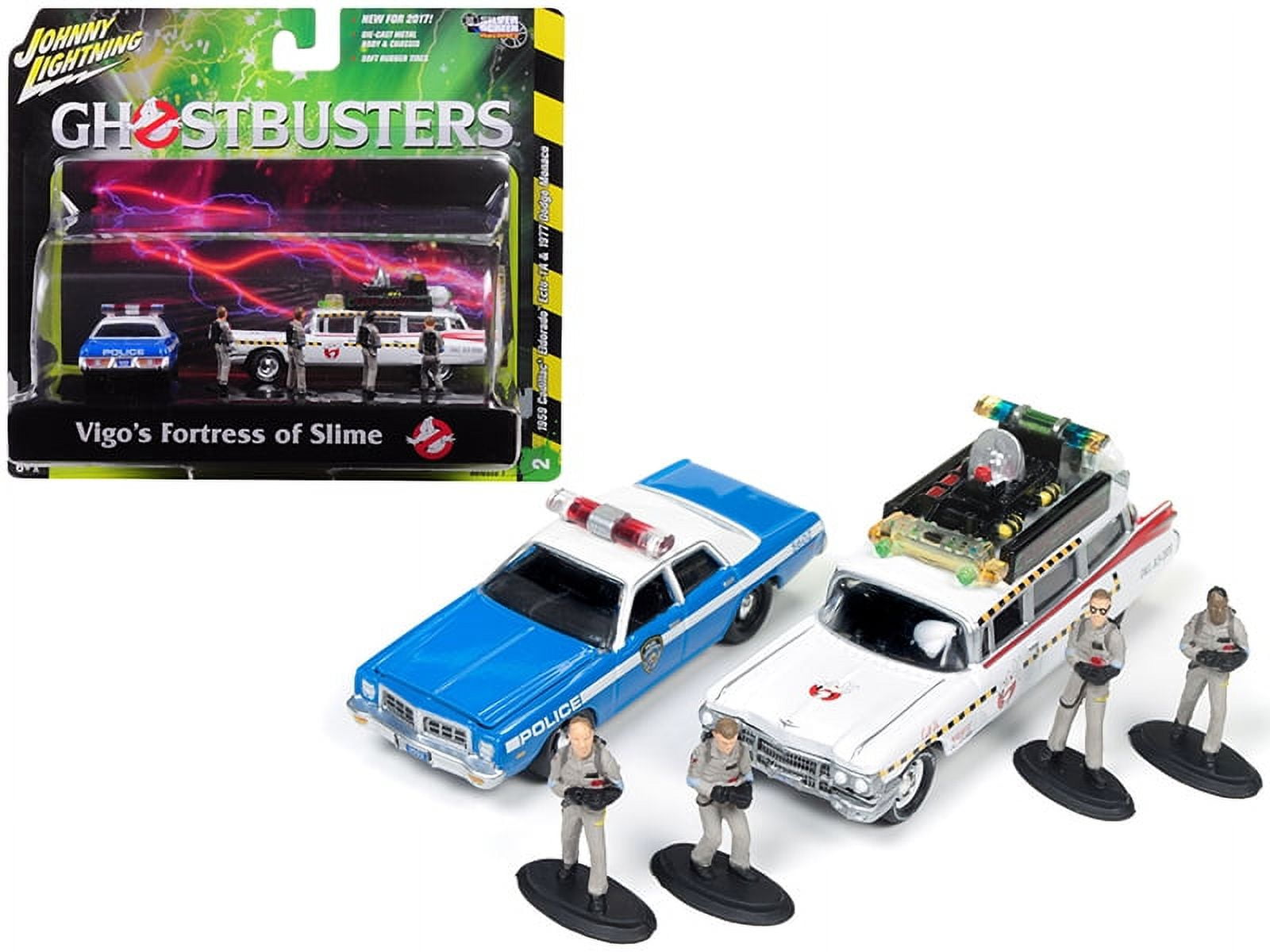 ECTO 1A 1959 Cadillac Ambulance and 1977 Dodge Monaco New York City ...