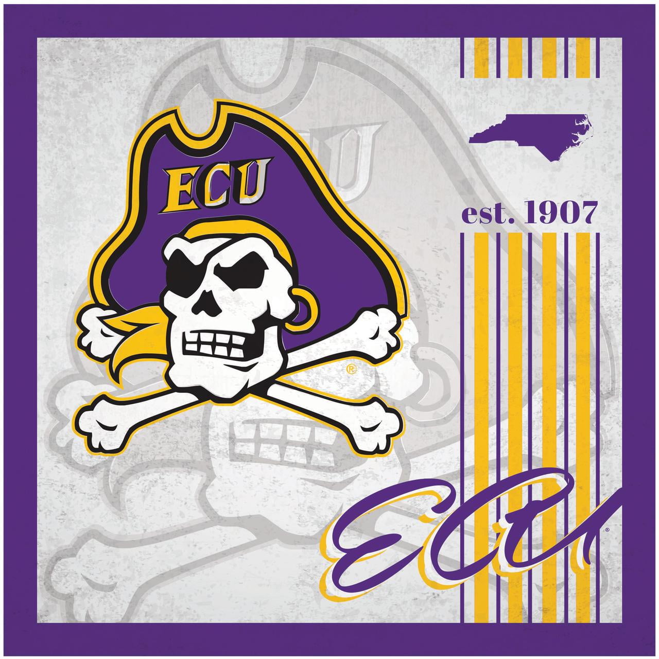 ECU Pirates 10" x 10" Greatest Hits Team Sign - Walmart.com