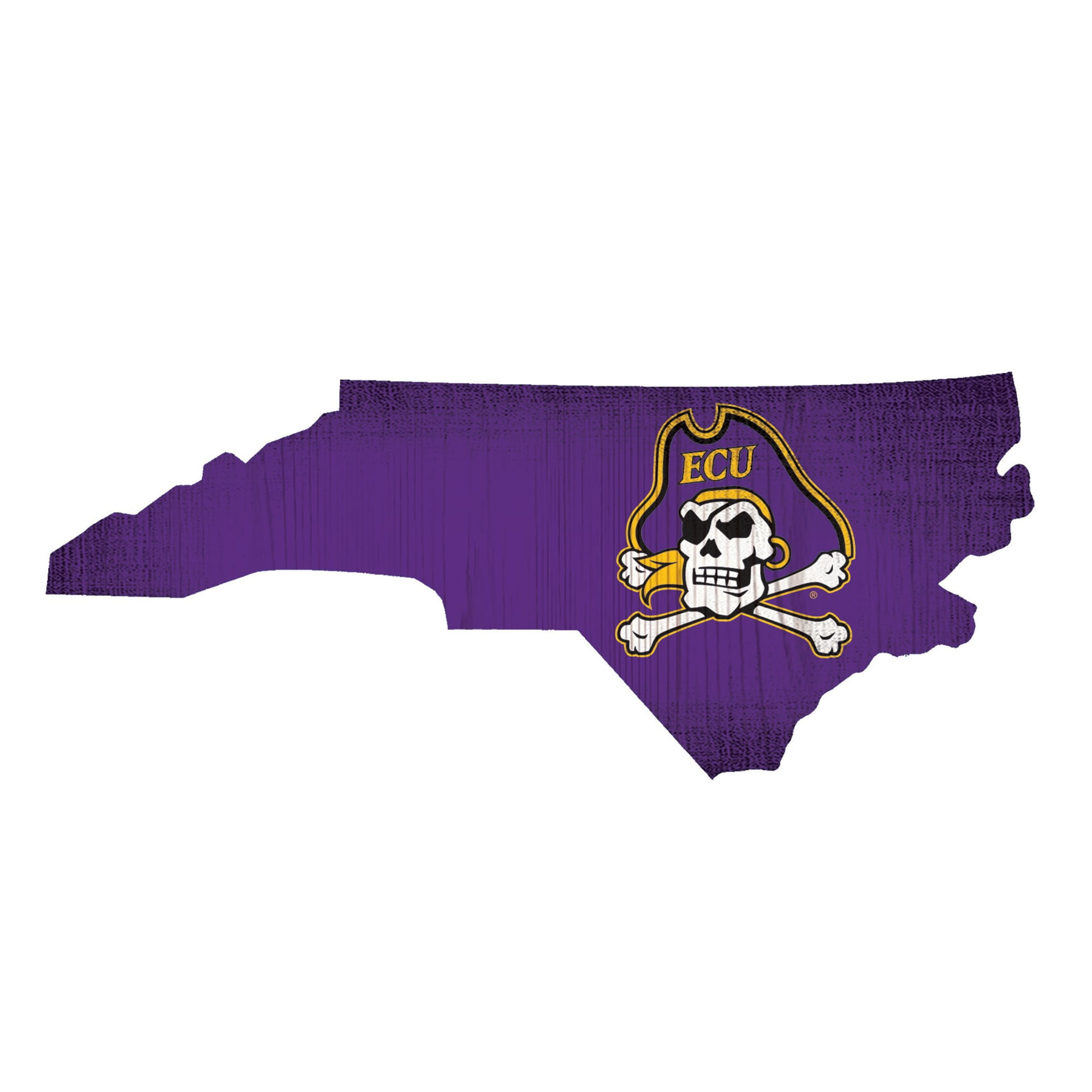 ECU Pirates 12" Logo State Sign - Walmart.com