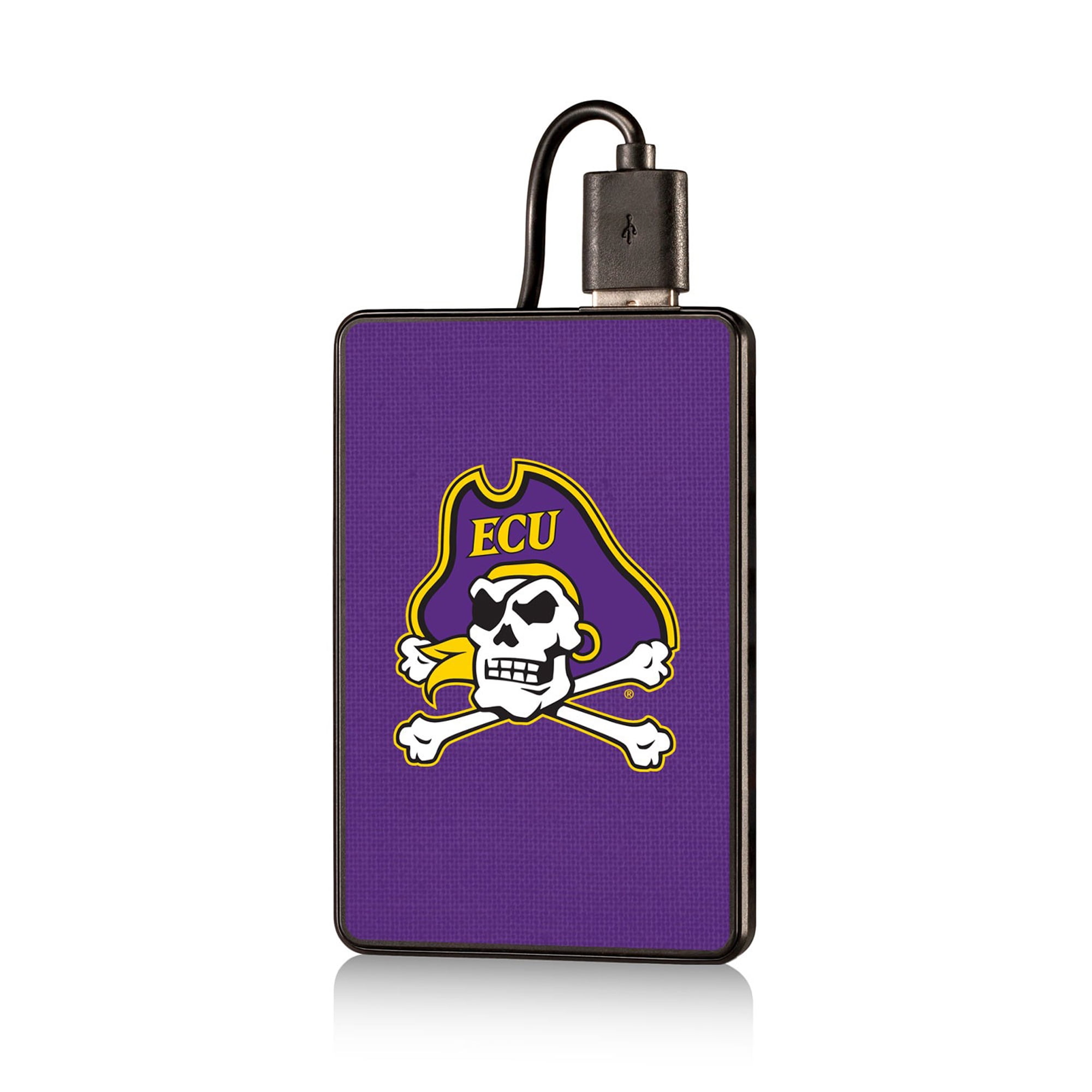 ECU Pirates 2500mAh Solid Design Credit Card Powerbank - Walmart.com