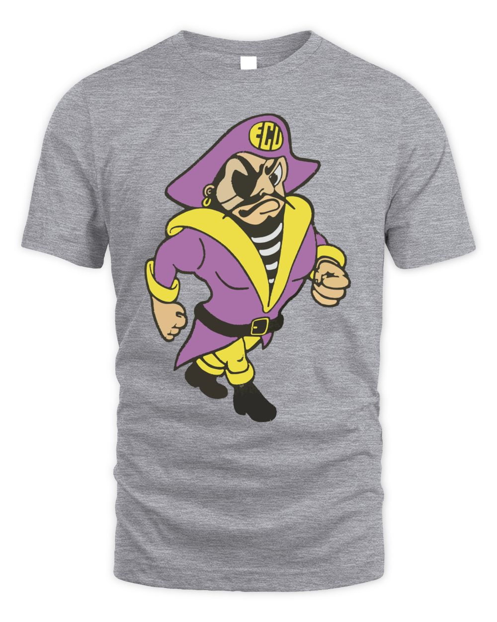 ECU Pirates Original Retro Brand Vault Strutting PeeDee Shirt - Walmart.com