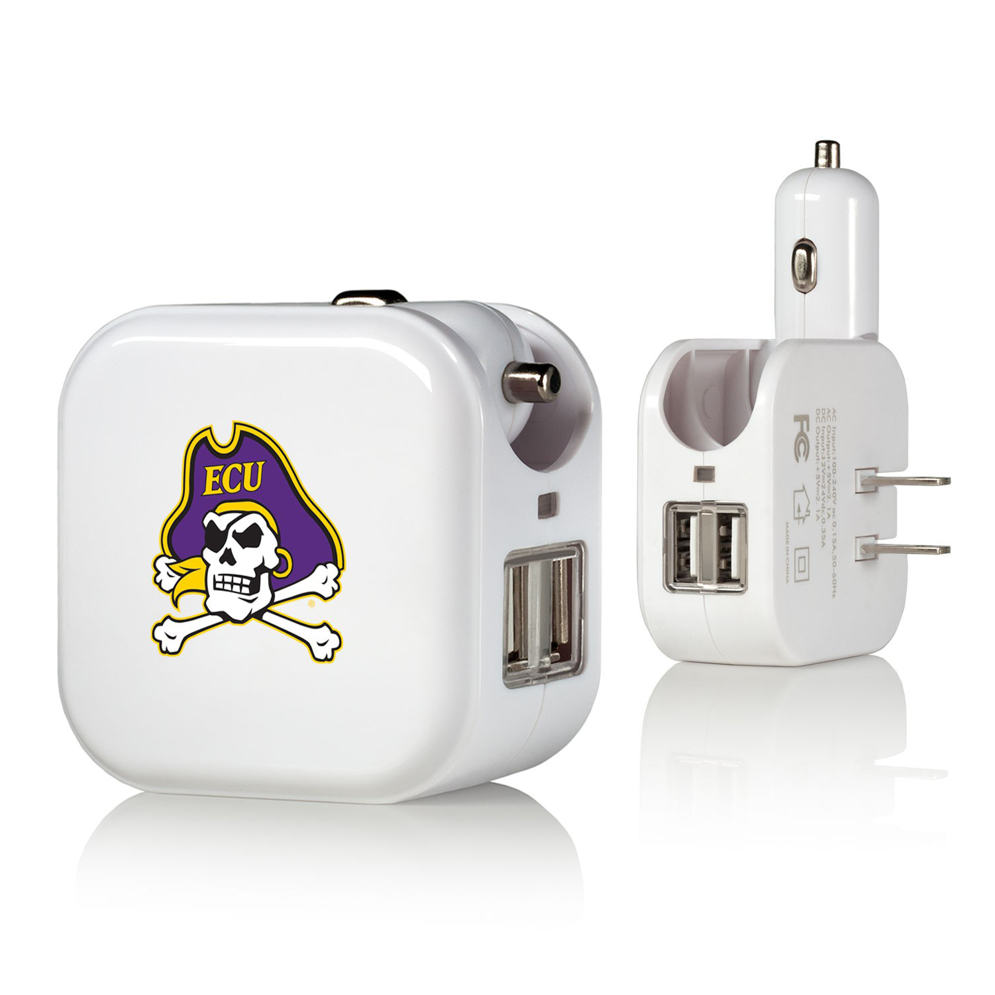 ECU Pirates USB Charger - Walmart.com