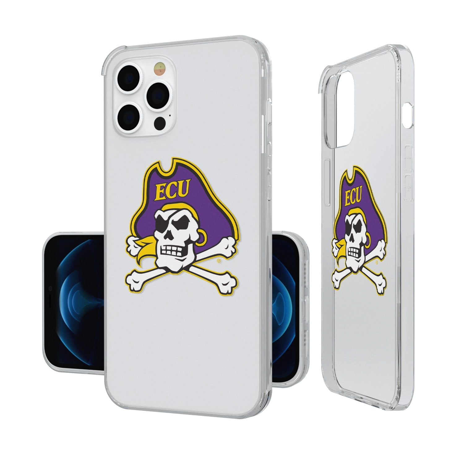 ECU Pirates iPhone Insignia Design Clear Case - Walmart.com
