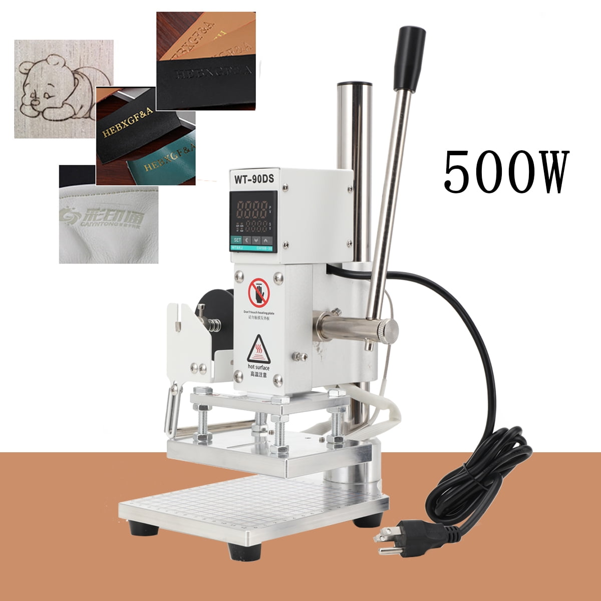 ECUTEE 110V Hot Foil Stamping Machine Pneumatic Bronzing Machine ...