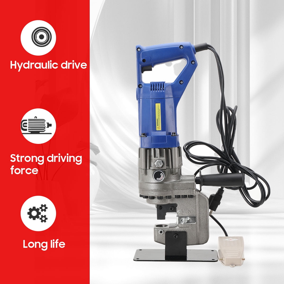 ECUTEE 1200W 110V Hydraulic Puncher Electric Hydraulic Punching Tool ...