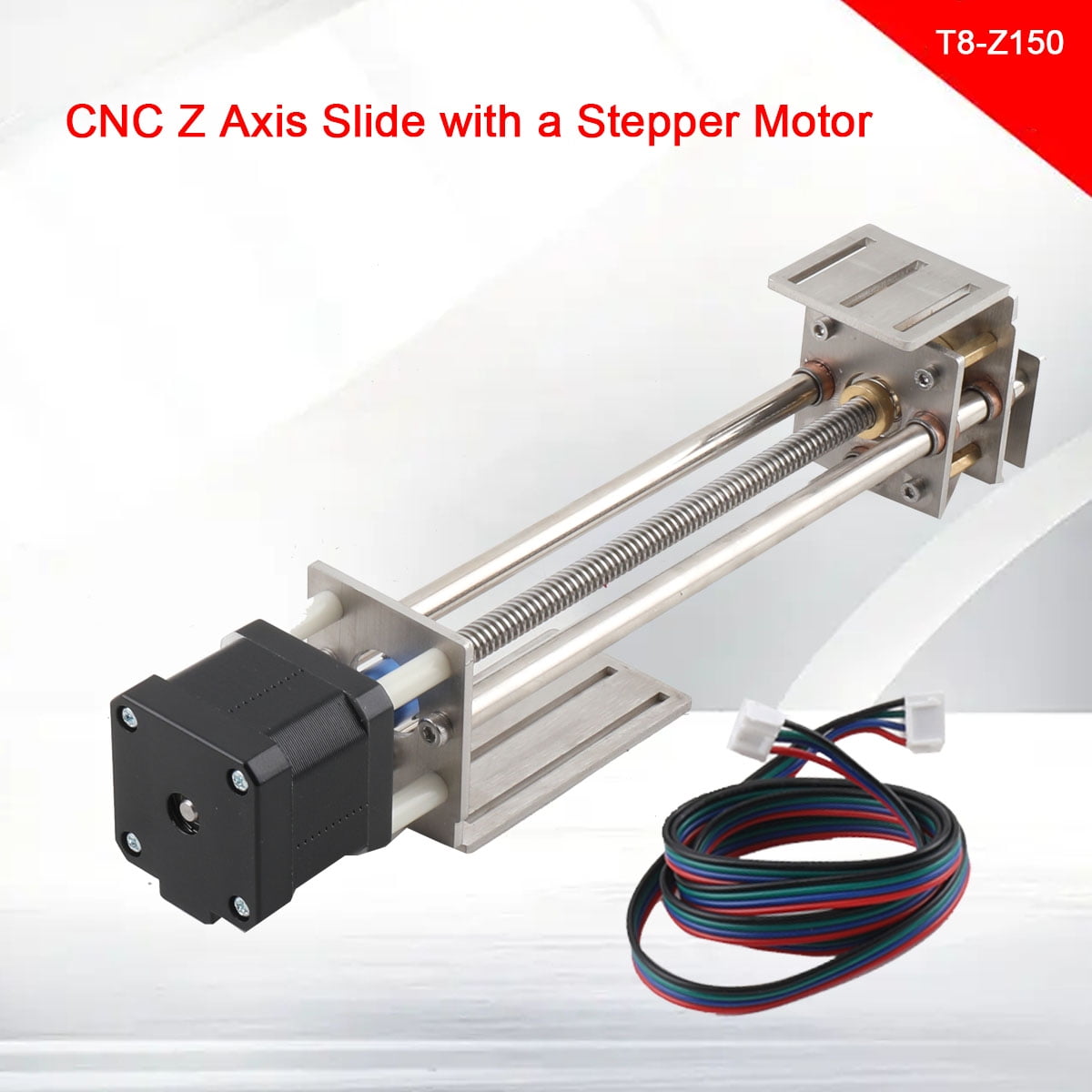 ECUTEE 150mm Length Travel Linear Stage Actuator with Square Linear ... ECUTEE 150mm Length Travel Linear Stage Actuator with Square Linear ...