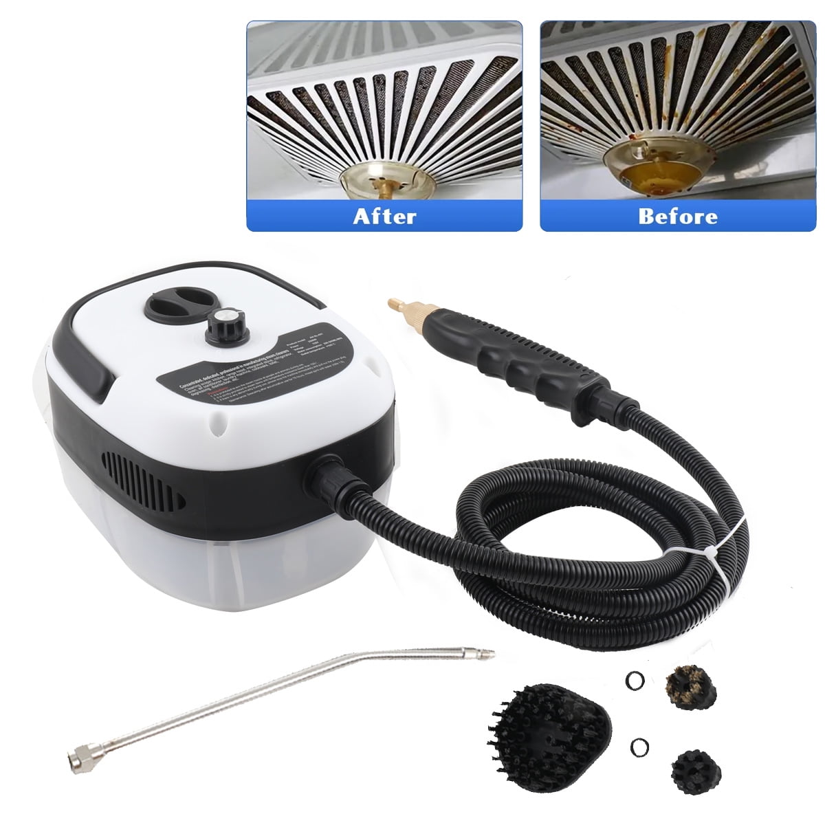 ECUTEE 2500W Handheld Steam Cleaner High Temperature Pressurized Steam ...