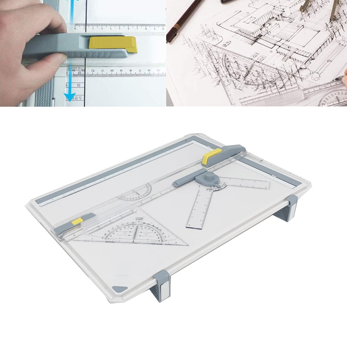 ECUTEE A3 Drawing Board Set Portable Drafting Table with Adjustable ...