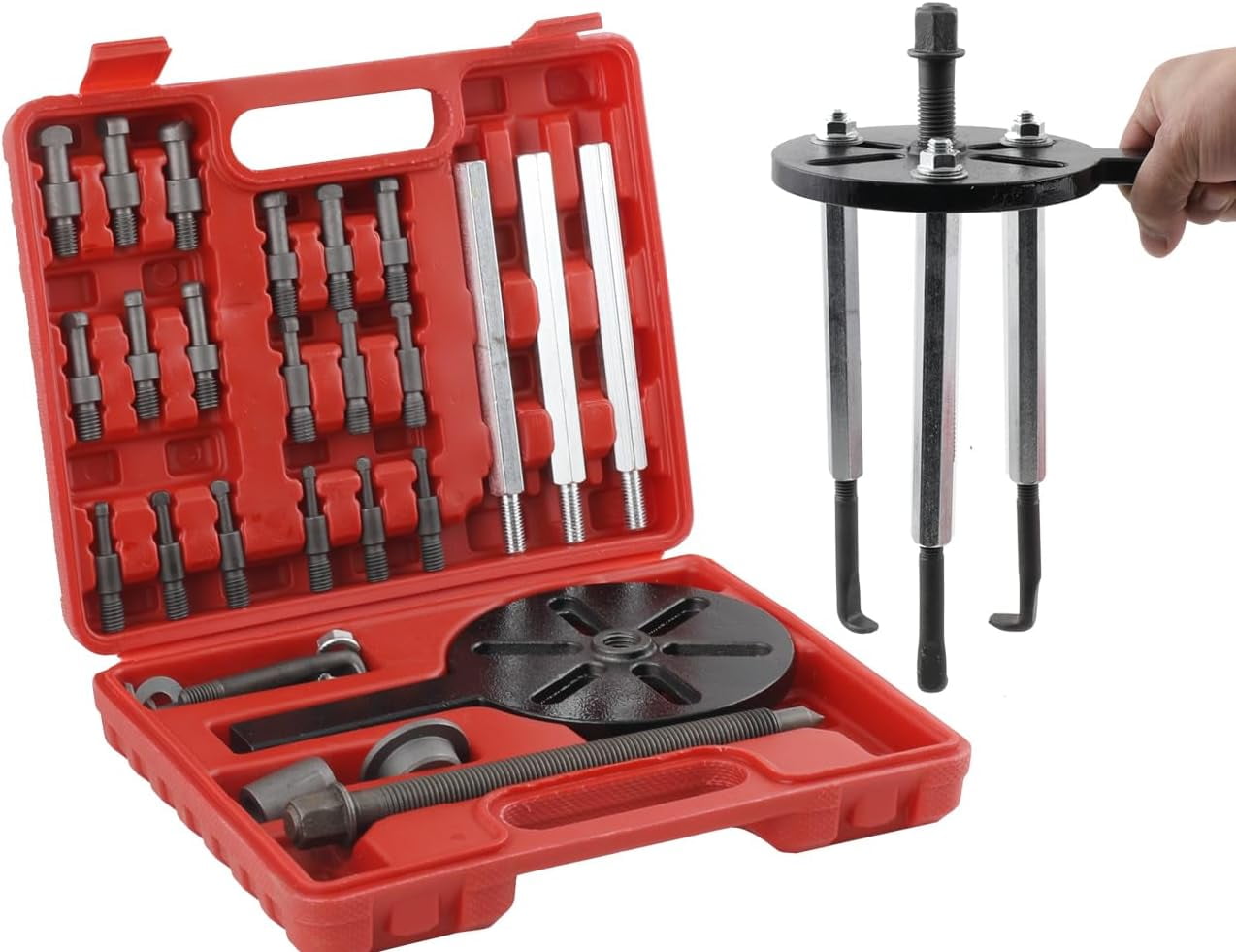 ECUTEE Bearing Puller Set 21 in1 Inner Hole Puller Removal Tool Bearing ...