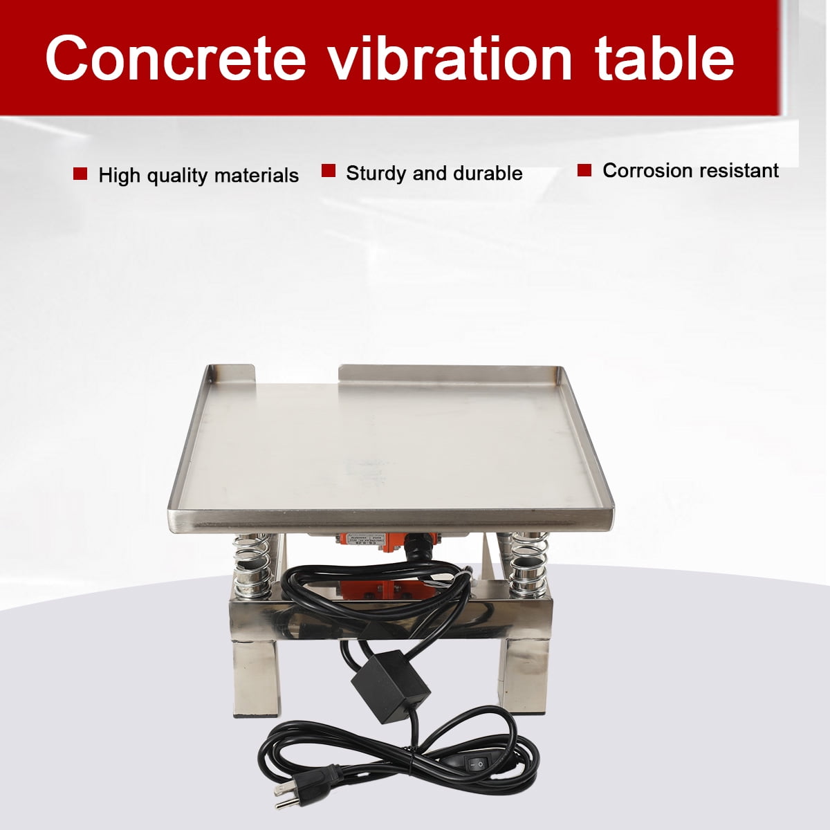 ECUTEE Concrete Vibration Table Vibrating Test Bench Model Plaster ...
