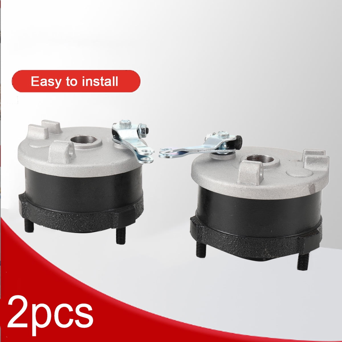 ECUTEE Front Left Right Brake Drun Wheel HUB for ATV 110cc Quad Go kart ...