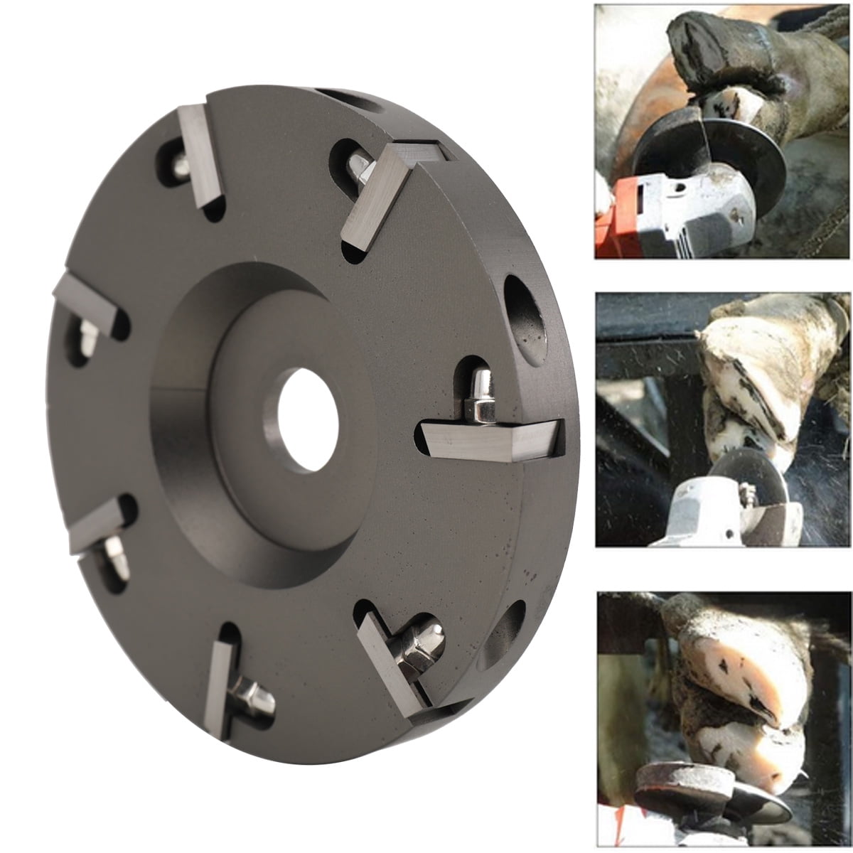 ECUTEE Hoof Cutter, Cow Foot Disc, Alloy Steel Hoof Trimming Cutter ...