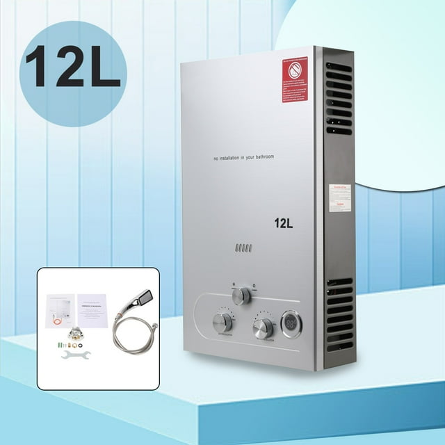 ECUTEE LPG Propane Gas Tankless Instant Hot Water Heater with Shower ...