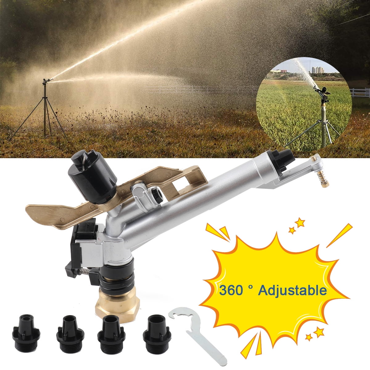 ECUTEE Long Range Irrigation Nozzle Irrigation Sprinkler Irrigation ...