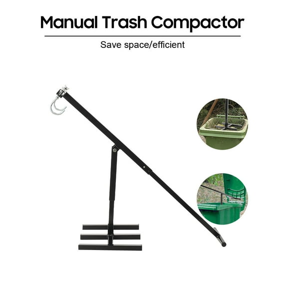 ECUTEE Manual Trash Compactor - Trash Can Compactor for Kitchen, Iron ...