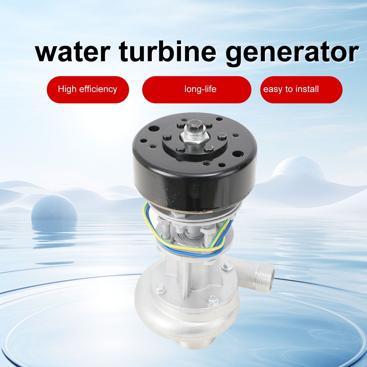 ECUTEE Micro Hydroelectric Generator High Power Hydro Generator Turbine ...