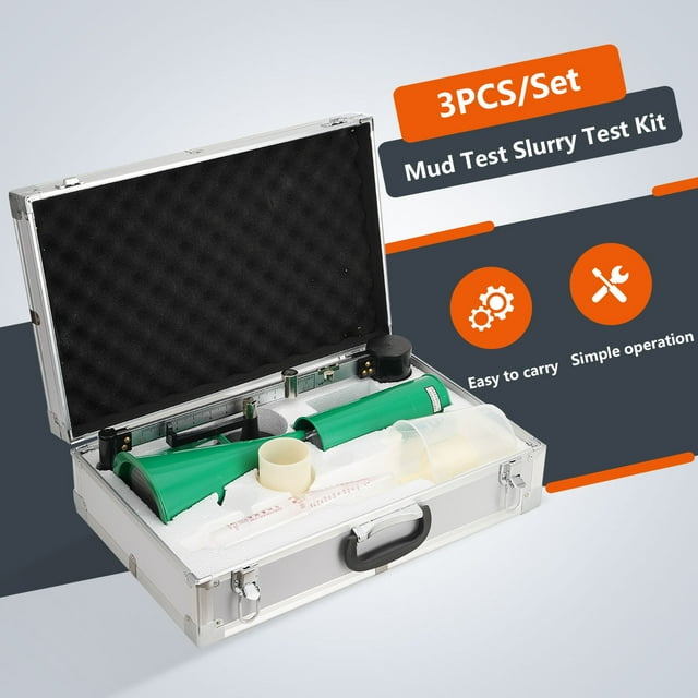 ECUTEE Mud Test Kit Slurry Sand Content Meter Slurry Hydrometer Slurry ...