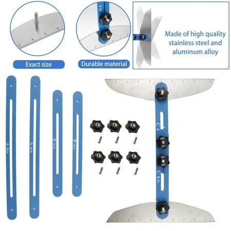 ECUTEE Multifunctional Stair Treads Gauge Template Tool Stair Jig ...