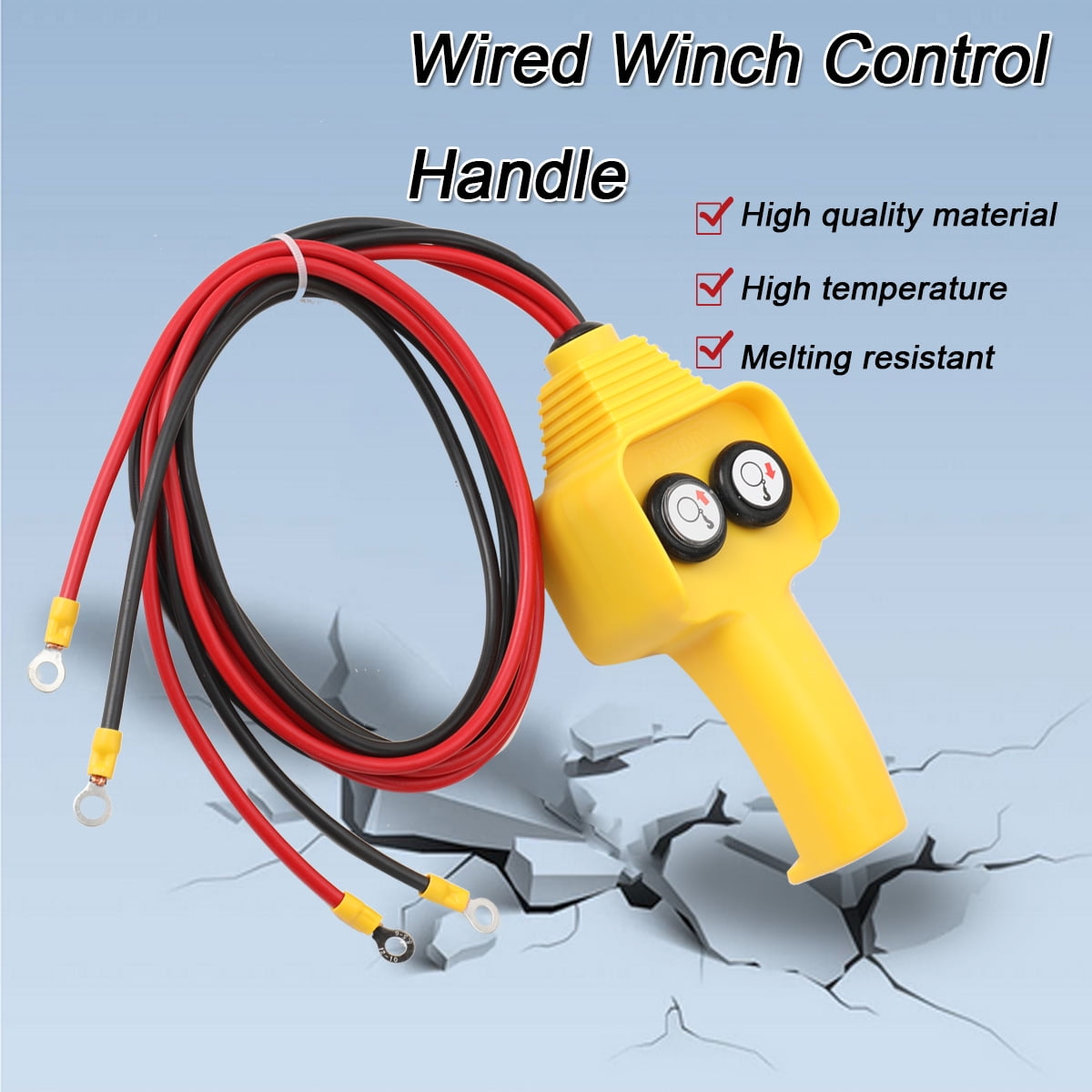 ECUTEE Winch Hand Control Assembly, Crane Push Button Switch, for ...