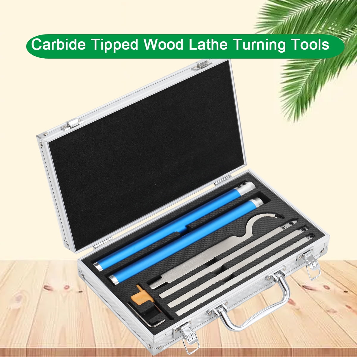 ECUTEE Wood Turning Tools Set With Aluminum Handle Woodworking Lathe ...