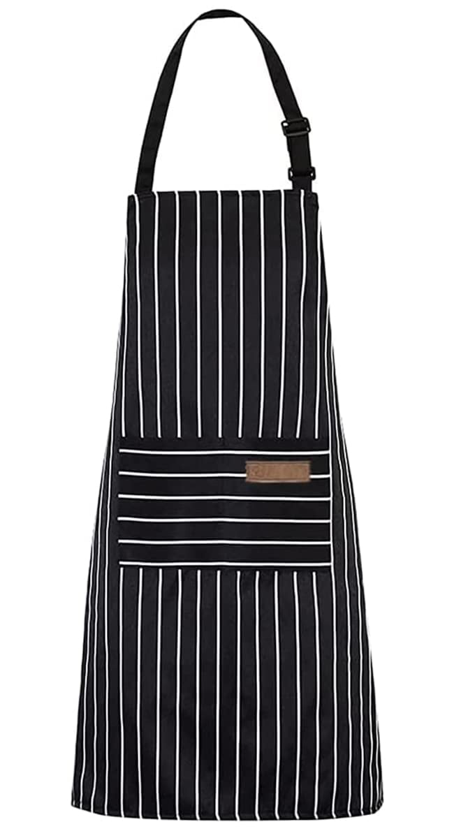 ECVV Heavy Duty Canvas Work Apron Full Body Workwear Apron with ...