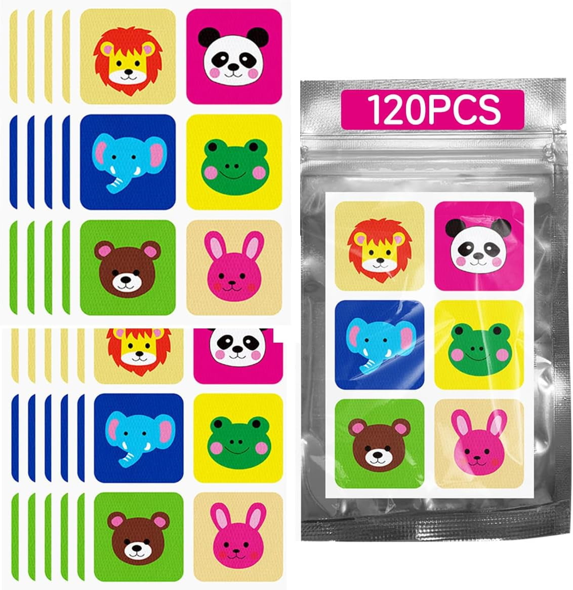 ECVV Mosquito Patches(120 Counts), Natural Mosquito Repellent Stickers ...