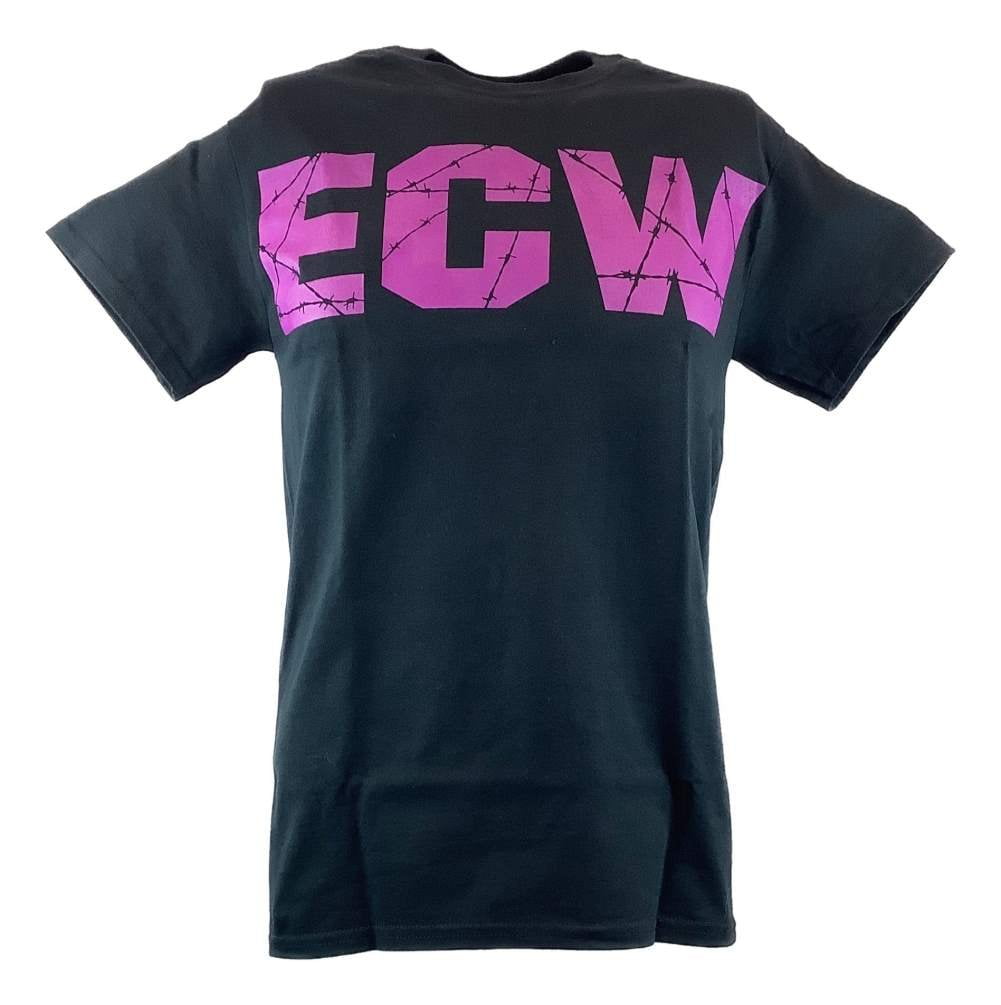 ECW Barbed Wire Purple Logo Mens Black T-shirt M - Walmart.com