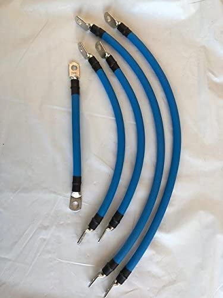 ECW&L Club Car Precedent 2 Gauge Battery Cable Set 6 x 8 Volt - Walmart.com