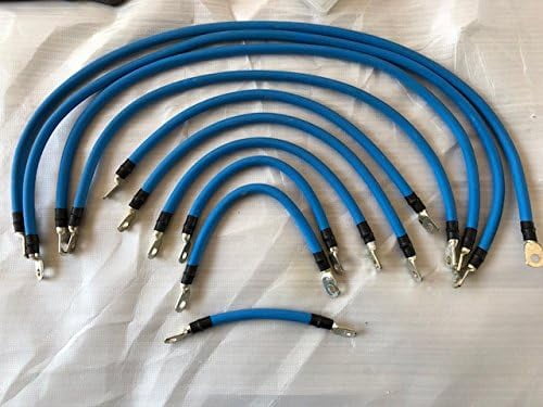 ECW&L Club Car Precedent 6x8 Volt 2 Gauge Battery Cable Full Kit with ...
