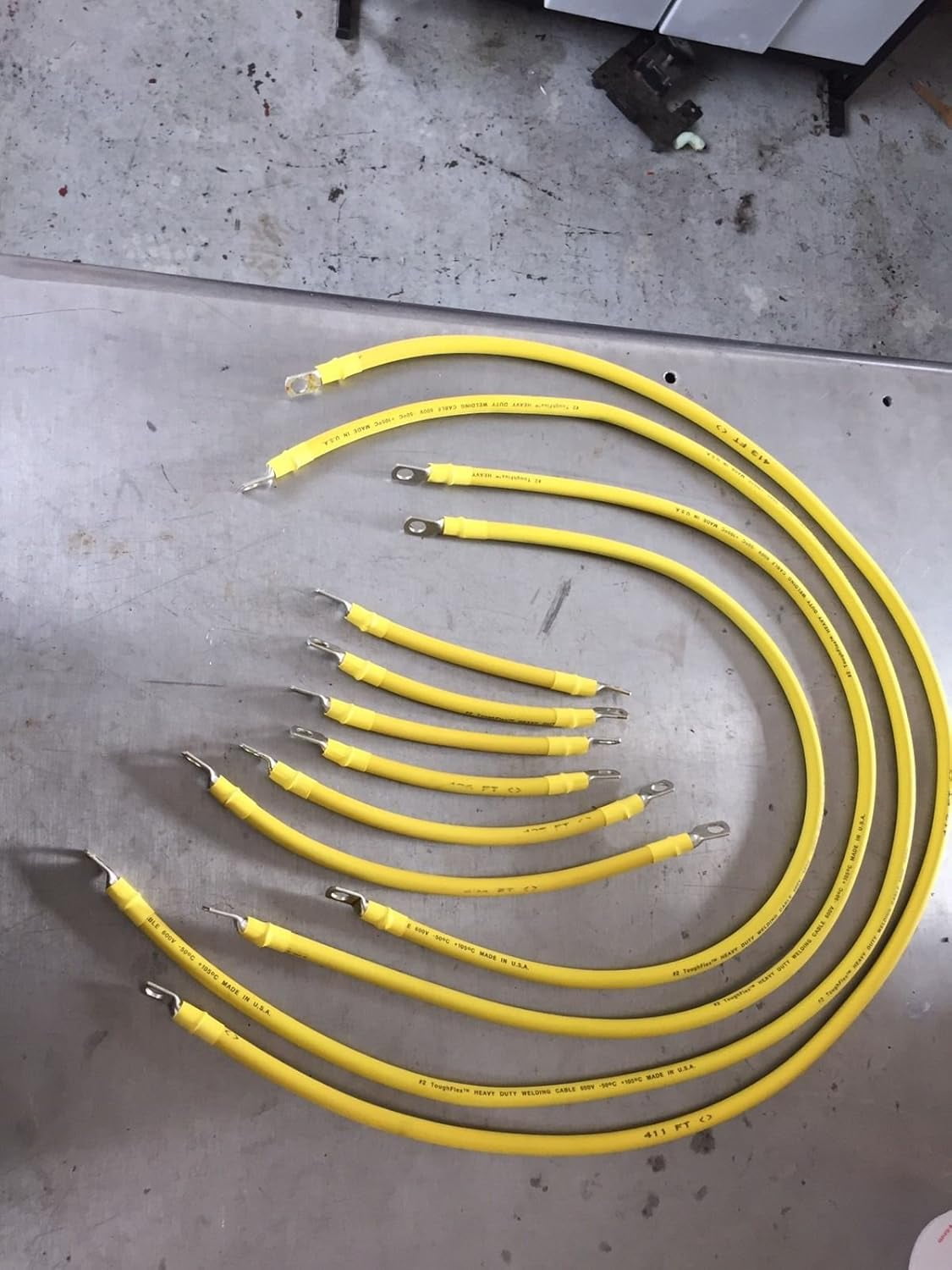 ECW&L EZGO TXT 2 Gauge Battery Cable Kit PDS DCS 36 Volt Full Kit ...